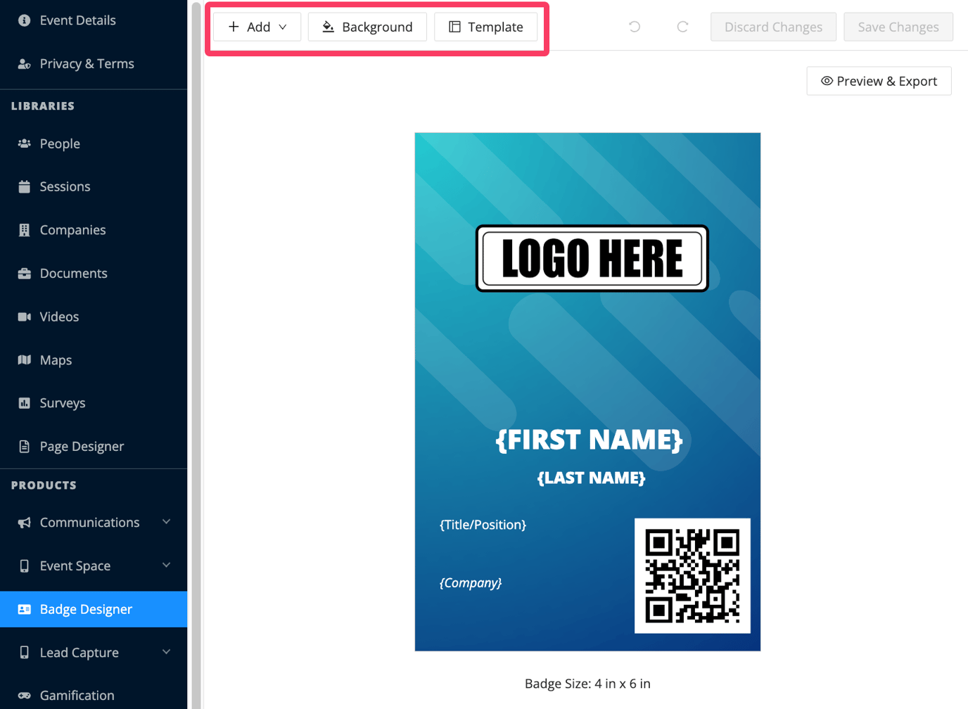 Badge Designer: Creating Custom Badges for your Event