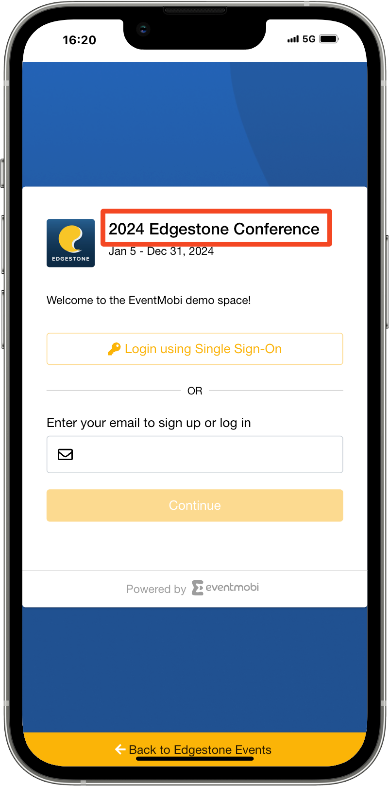 Event Details: Setting Up Key Event Information