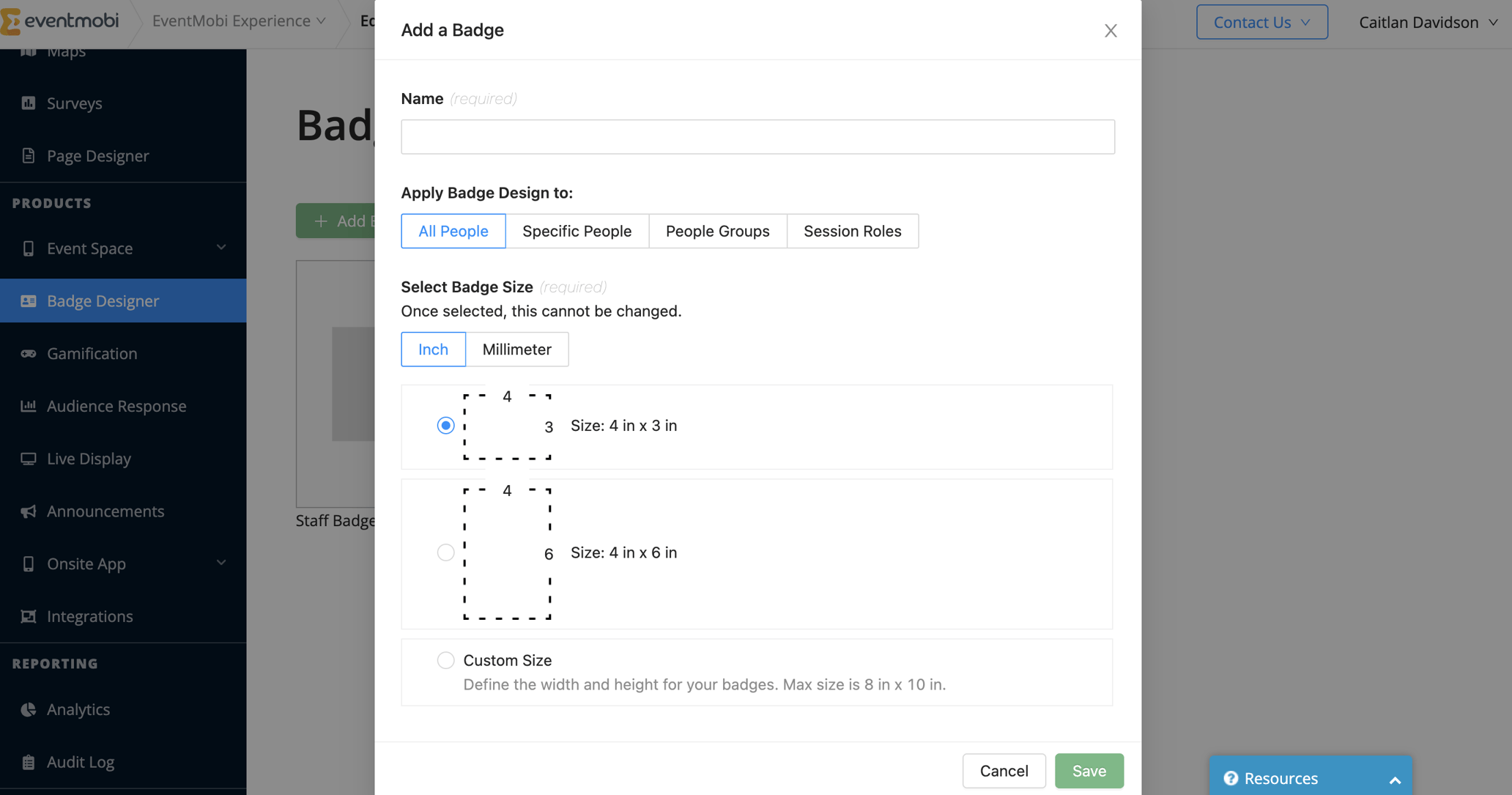 Creating Badges with the Badge Designer