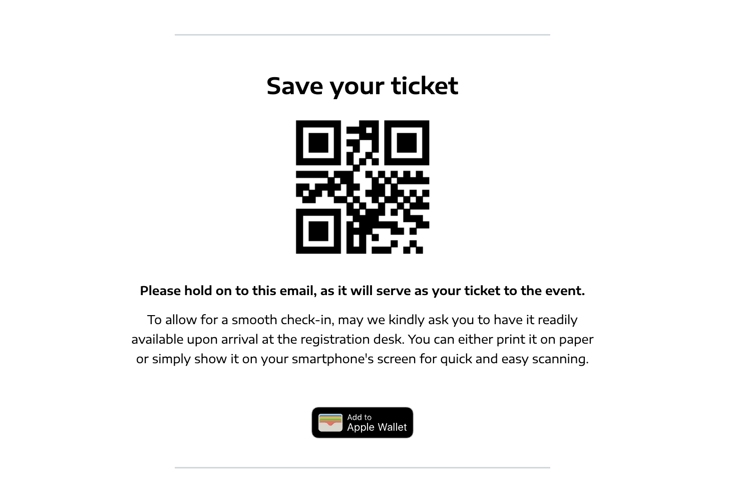 Check-in Codes - Registration to Event App