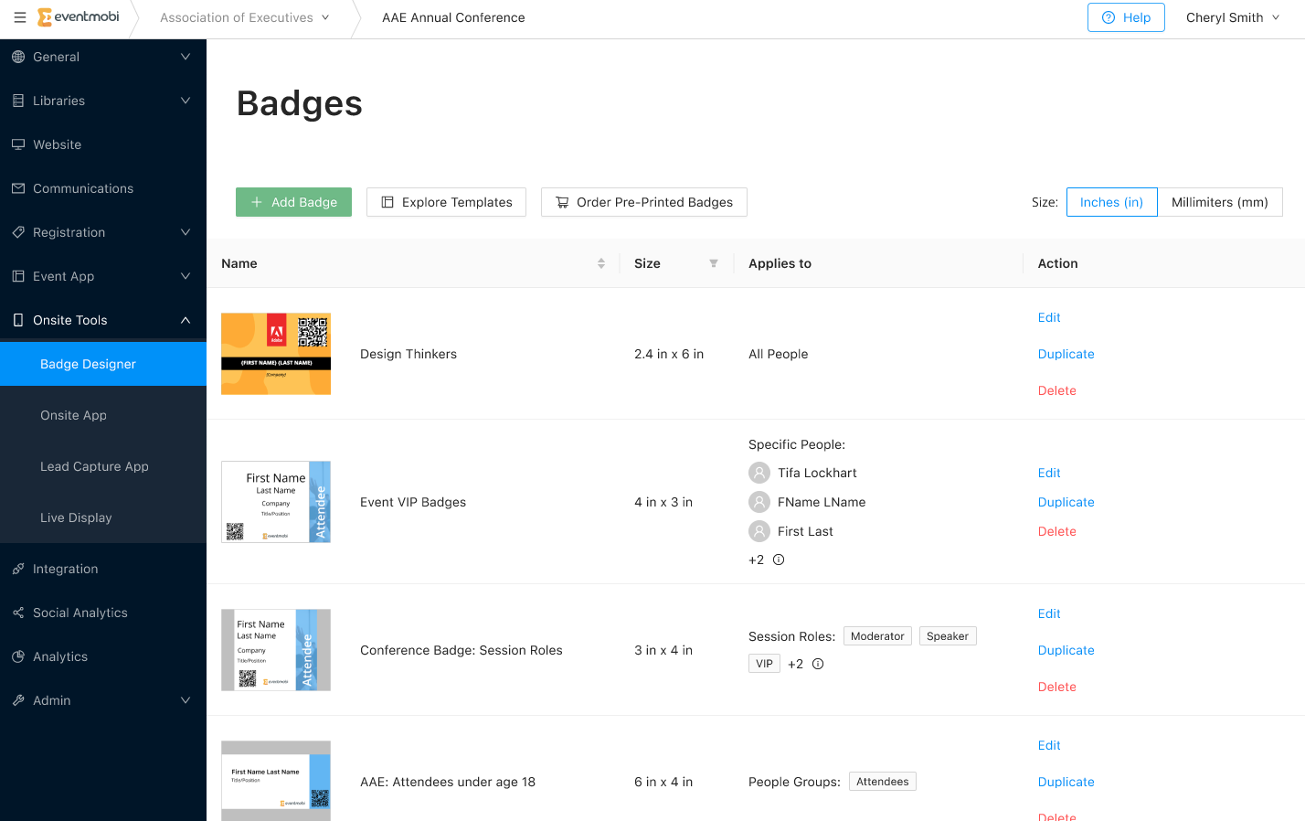 Badge Designer: Creating Custom Badges for your Event