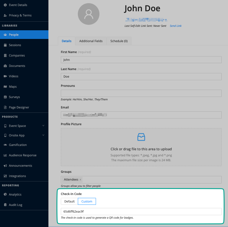 Connecting your Extended Registration with your Event App