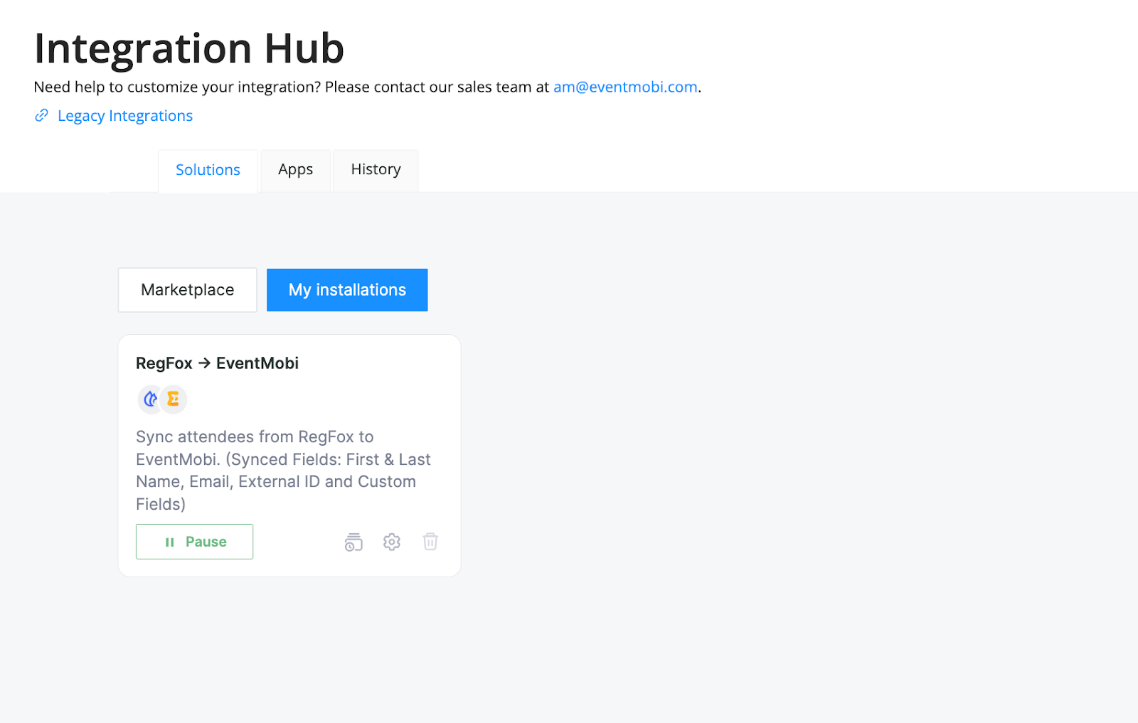 EventMobi Integration Hub